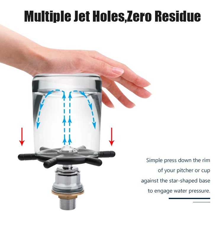 Portable Table Bar Beer Glass Steaming Pitcher Rinser Glass Rinser ...