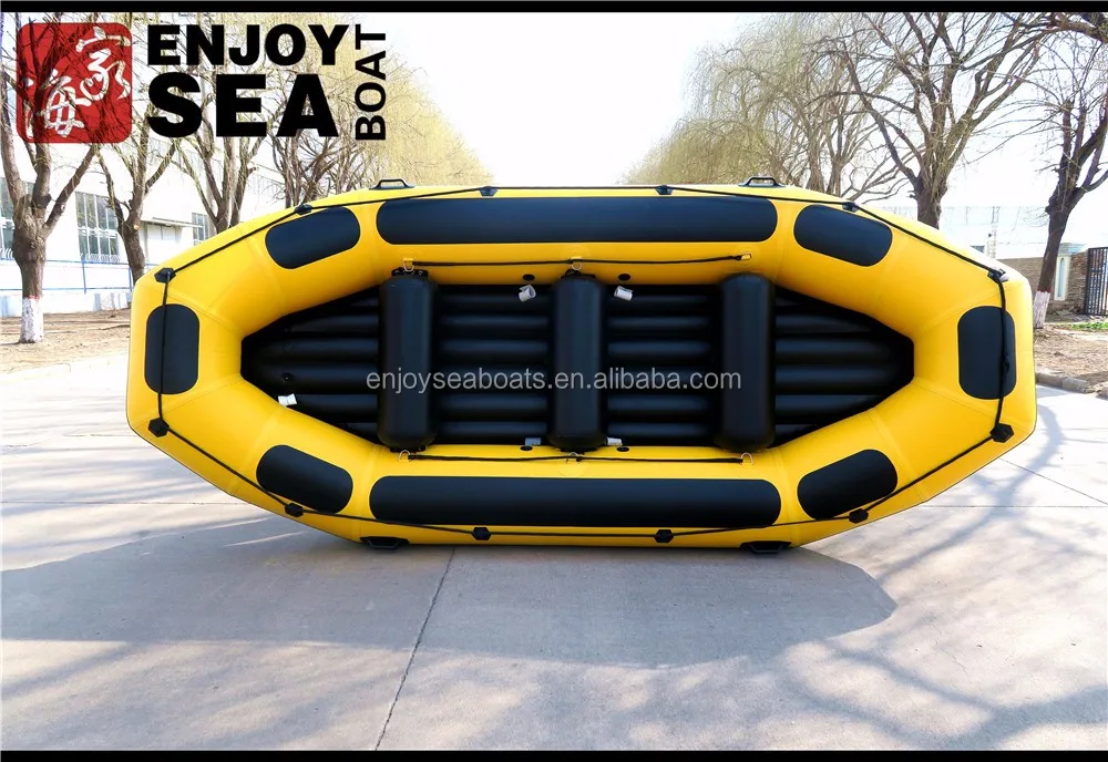 Heavy Duty Double Floor River Boat White Water Rafting 8 Persons River ...