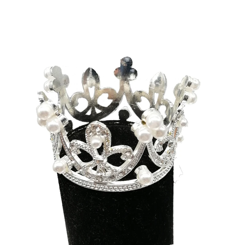 Rhinestone Pearl Crown For Wedding - Buy Bridal Crown Tiaras,Wedding ...