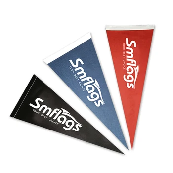 Custom Felt Triangle Pennant Flags,Baseball Triangle Pennant Flags ...