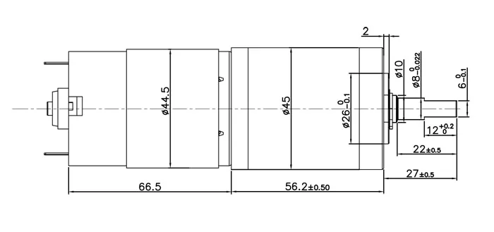 Pg45 45mm Dc Motor - Buy Roller Shutter Motor,Dc Planetary Gear Motor ...