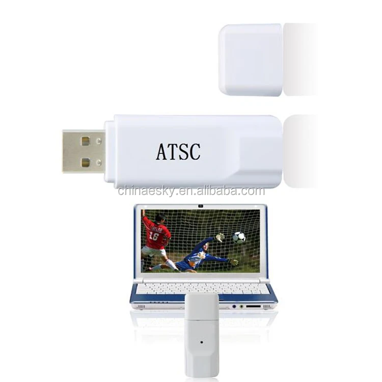 Atsc Usb Tv Stick Tuner Antenna For Laptop Computer Win-dows Android ...