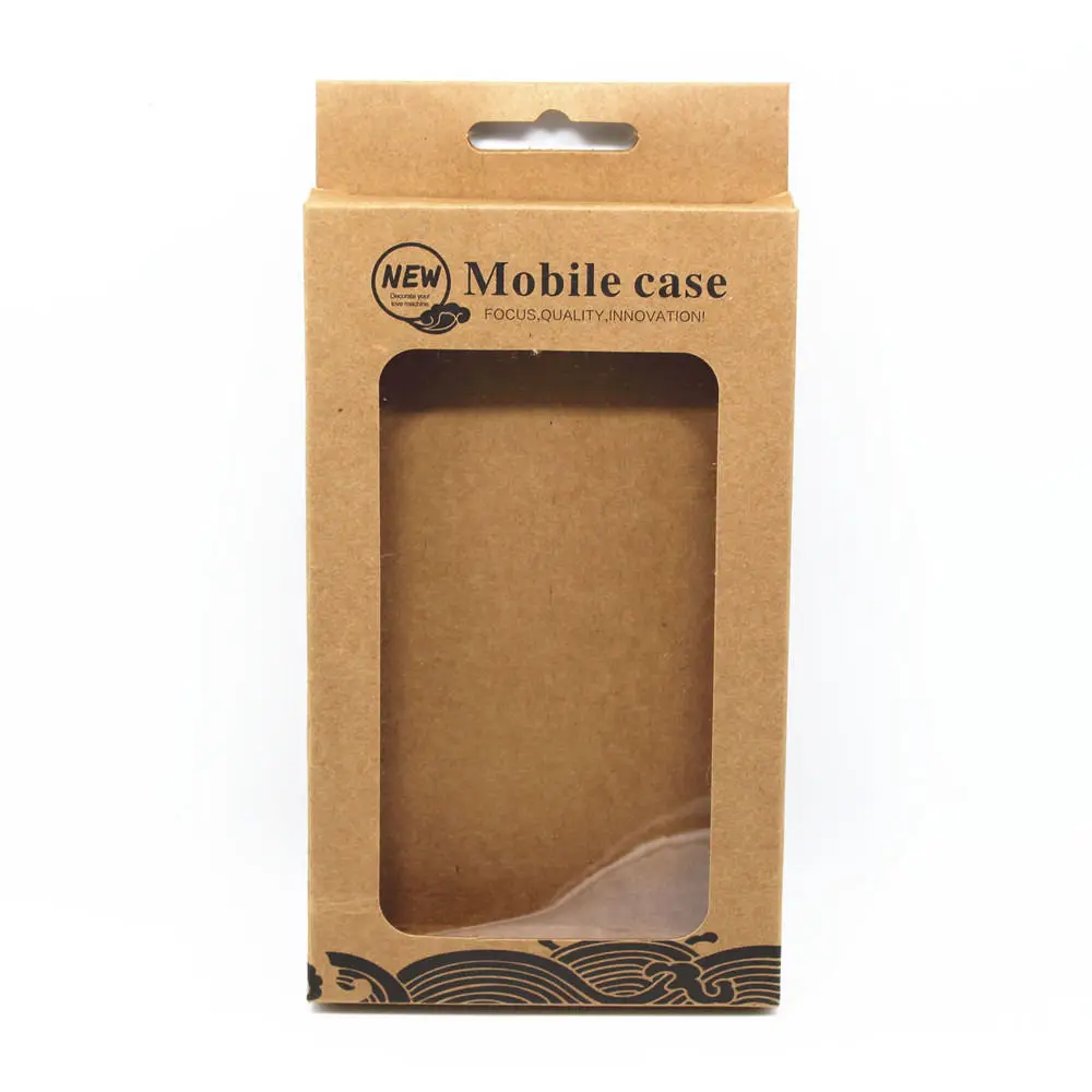 Smartphone Case Packaging Box Custom Mobile Phone Case Kraft Paper Box ...