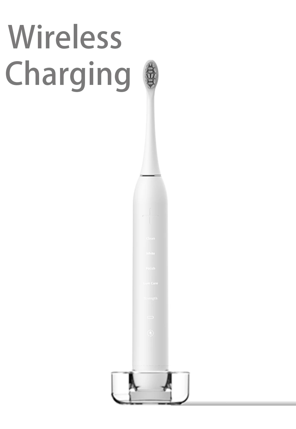Smartsonic Double Wireless Charging Waterproof IPX7 Electric Toothbrush ...