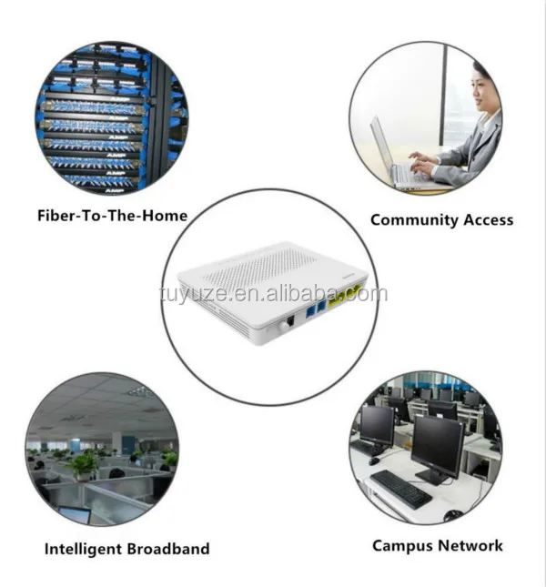 Marca Huawei Echolife HG8240F GPON ONT ONU 4FE + 2 puerto SIP FTTH FTTB ...