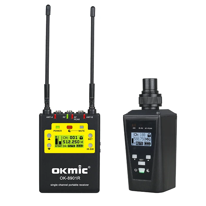 Ok-48v Wireless Plug-on Transmitter For Wired Dynamic Microphones - Buy ...