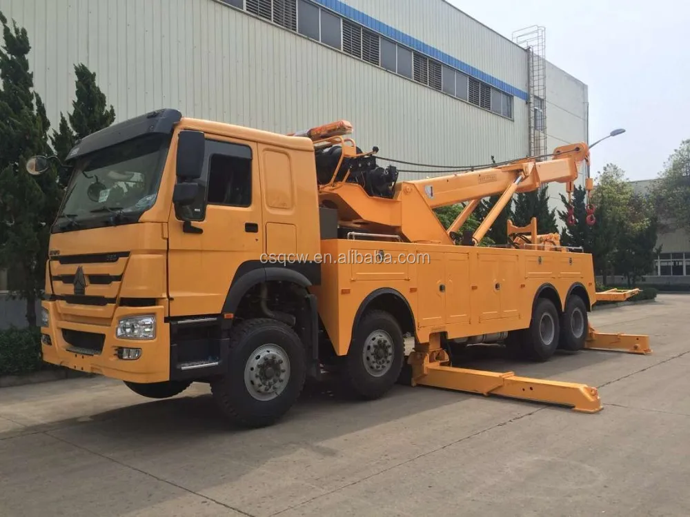 Heavy Duty 360 Degree Rotation 40 Ton Recovery Truck 40 Ton Wrecker Tow ...