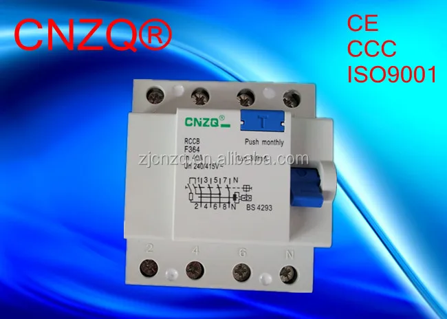 4p 63a 30ma Elcb - Buy 4p 63a 30ma Elcb,Rccb Earth Leakage Circuit ...