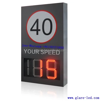 Austria Radar Speed Warning Signs Solar Powered Traffic Speed Indicator ...