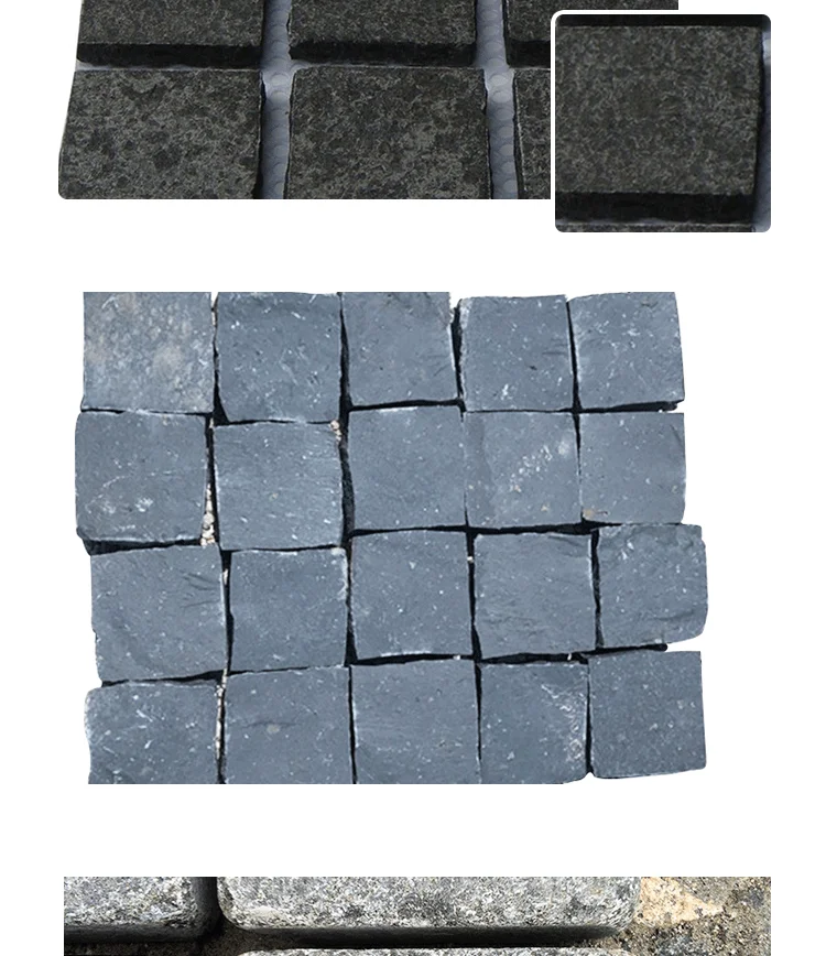 Natural Stone Zimbabwe Black Granite Interlock Paving Stone,Granite Pavers Interlock - Buy ...