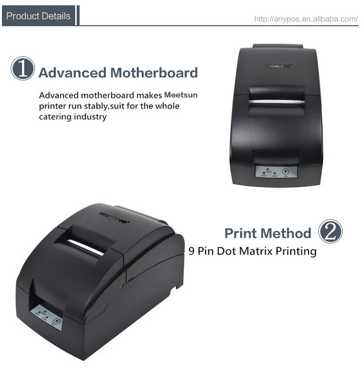 76mm Dot Matrix Small Invoice Printer - Buy Dot Matrix Printer,Invoice ...