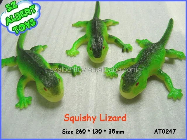 Soft Plastic Squishy Lizard Rubber Toys - TPR Squeeze Fun