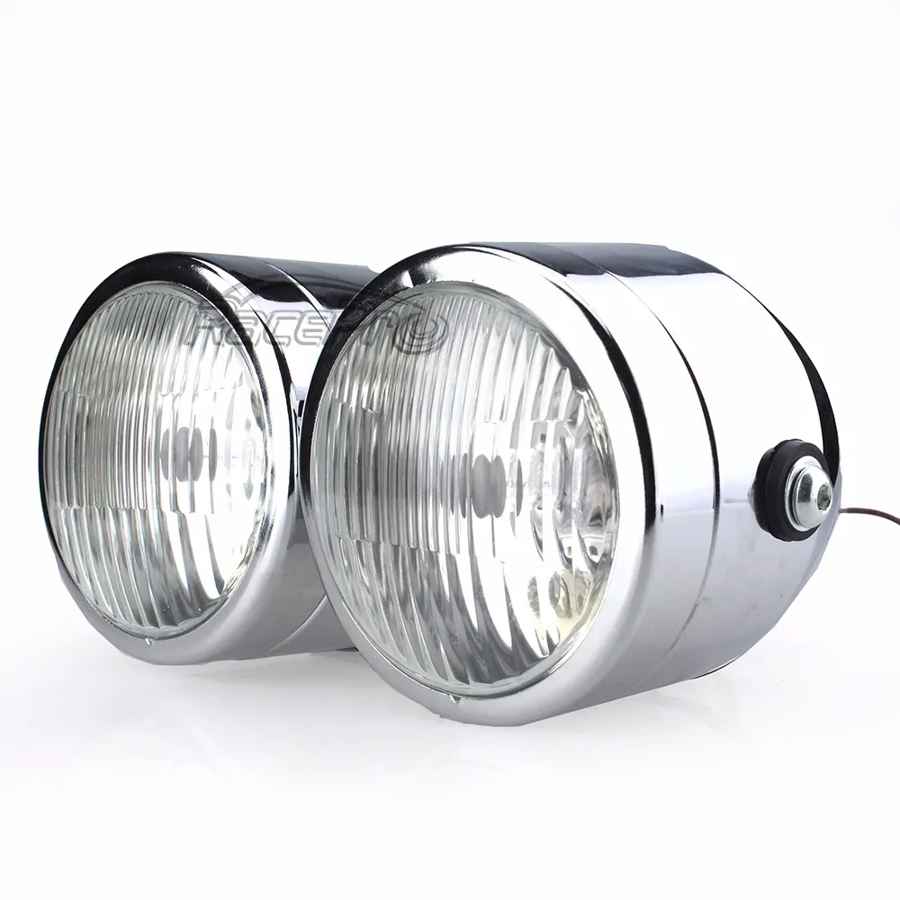 Custom Round Led Front Headlight Motorcycle For Harley Choppers Touring ...