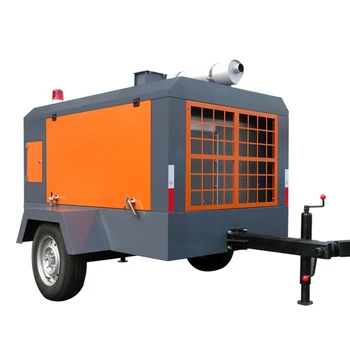 75hp Portable Air Compressor For Road Construction - Buy Portable Road ...