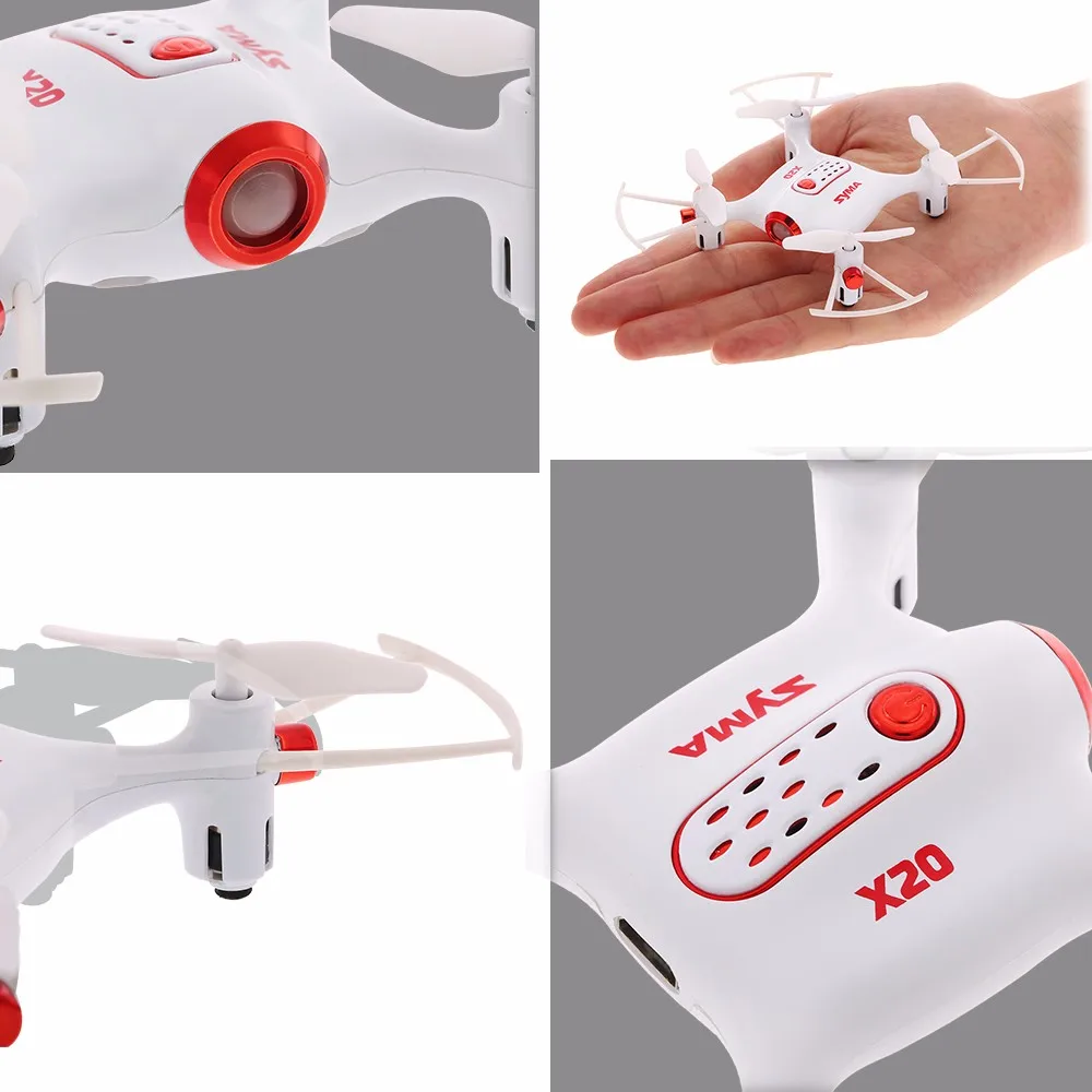 Syma X20 Pocket Drone Rtf With Headless Mode Height Hold 3d-flip ...