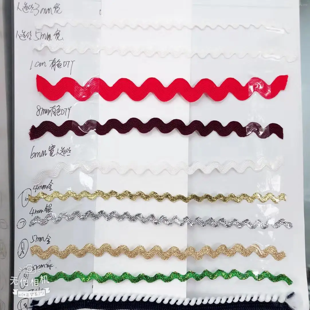 3mm 4mm 5mm 6mm 8mm Wholesale In Stock Ric Rac Ribbon Rick Rack Tape ...