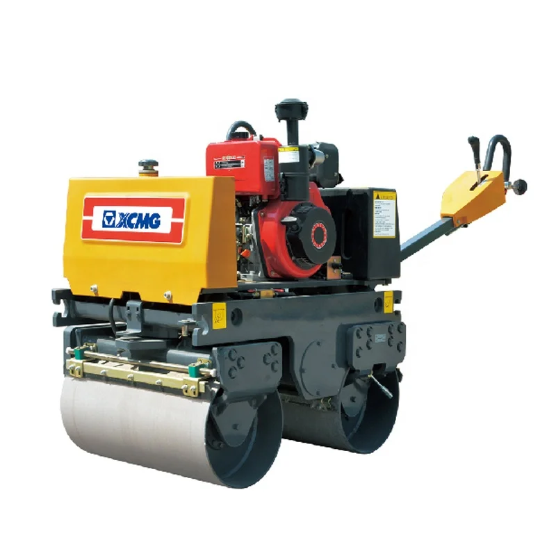 China Brand Pedestrian Road Roller XMR083 800kg Hand Operated Roller ...