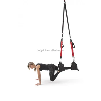 Bungee Fitness Yoga Sling Trainer Hanging Elastic Fitness Cords Bungee ...