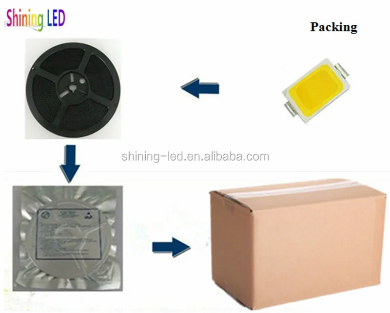 Surface Mount Package Type And Led Type 60-70lm 0.5w 2538 Smd Led ...