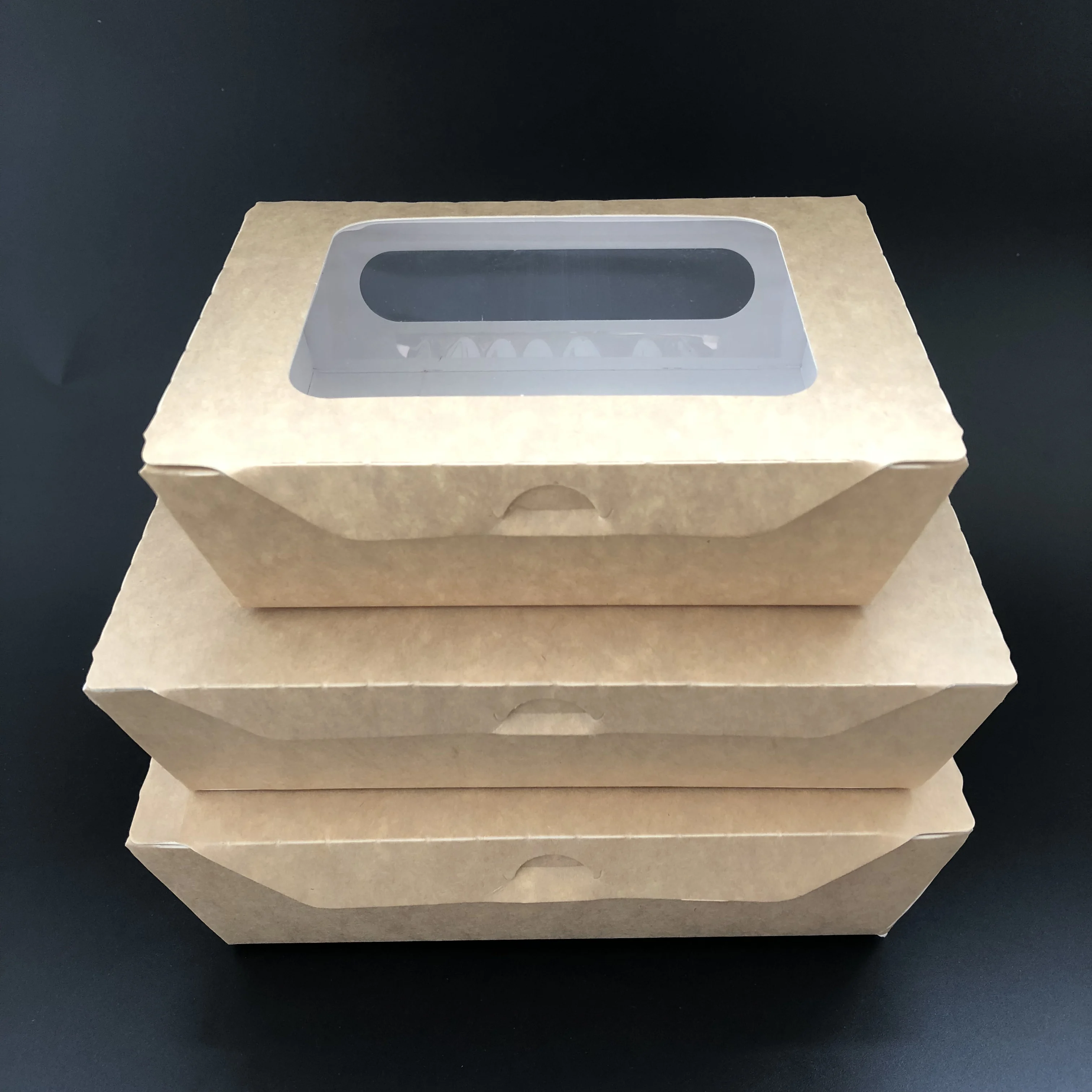 Disposable Takeaway Food Box Paper Takeaway Box With Window - Buy ...