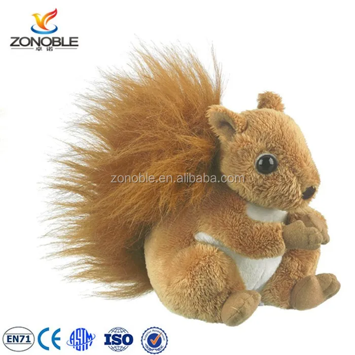 Christmas Day Gift Cute Plush Squirrel Toy With Hat And Scarf ...