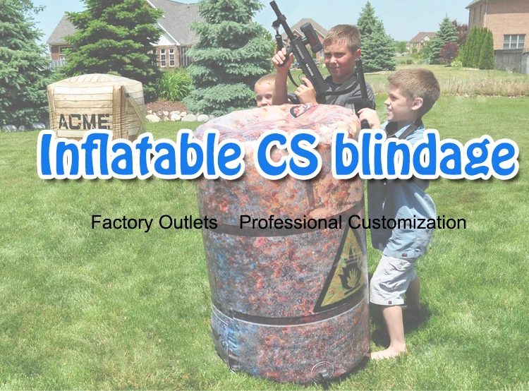 Tactical Paintball Inflatable Bunker Product And Set For Cs Games ...