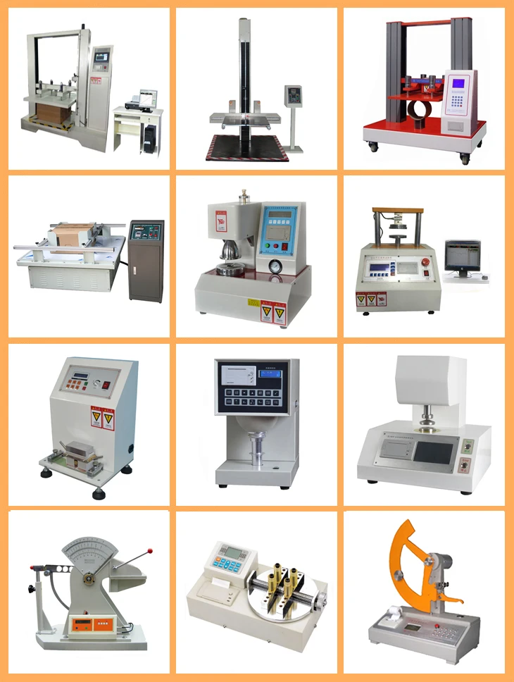 ISO 5628 ECT段ボール箱段ボールエッジ圧力リングクラッシュ試験機紙用| Alibaba.com