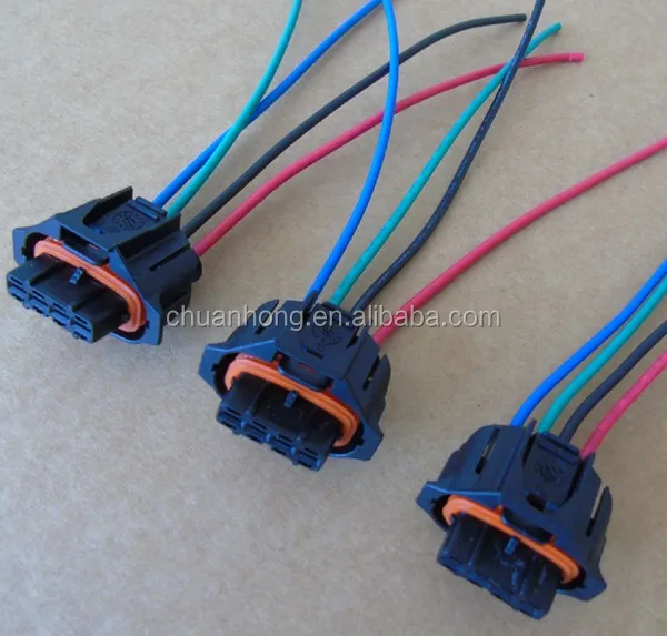 4 Way Connectors Pigtail Harness Compact Plug 1.1m Connector Kit For ...