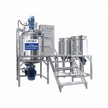 1600 Liter Vacuum Jacketed Homogenization Tank With Steam Heating - Buy ...