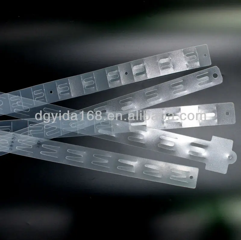 Pp Display Plastic Clip Strips Injection Molded Moulded Clip Strips ...