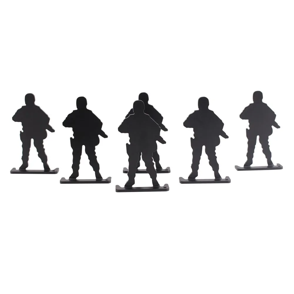 Silhouette Target 6pcs Tactical Hunting And Shooting Target Military ...