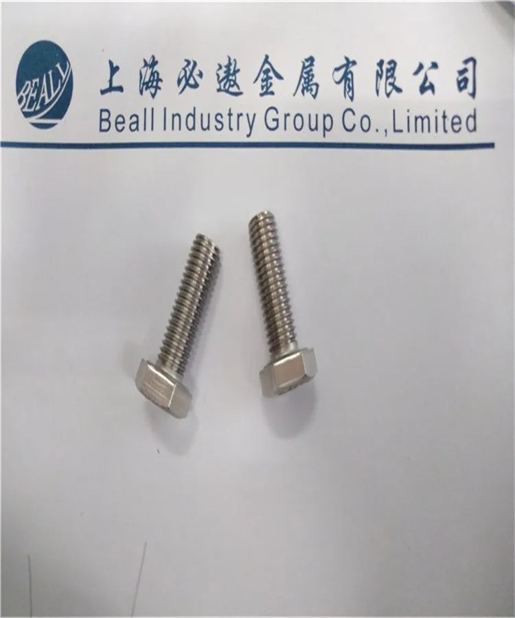 GB5782 Hex Bolts 304 Stainless Steel M32 M11 M28 Hex Bolt and Nut ...