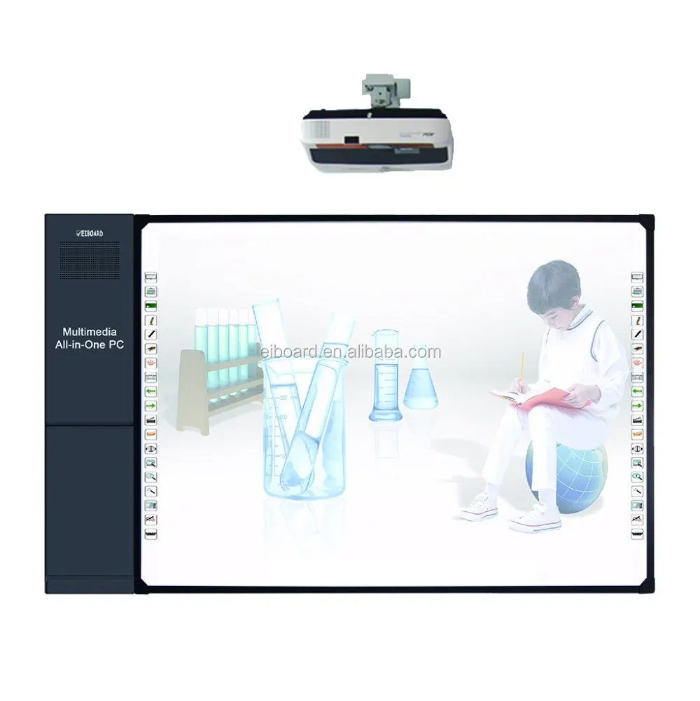 Interactive White Board And Projector 10 Touch White Board Digital ...