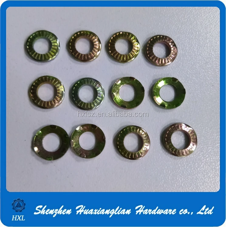 M3 M4 M5 M6 M8 M10 M12 M14 M16 Yellow Butterfly Grounding Washer - Buy ...