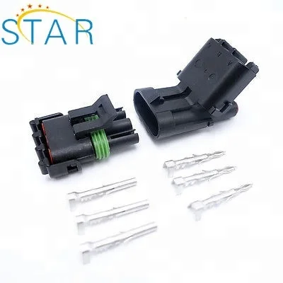 3 Pin Delphi Replacement Auto Wiring Harness Connector - Buy 3pin ...