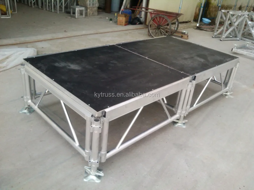 Adjustable Aluminium Stage Platform With Riser And Stair Risers Stage ...
