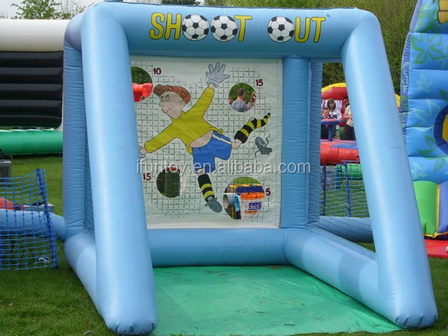 Outdoor Inflatable Soccer Target Shootout Goal / Target Inflatable ...