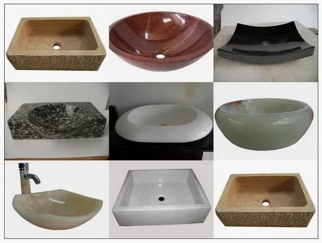 Wholesale Natural Stone Bathroom Hand Washing granite Basin from China ...