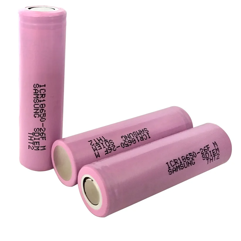 Original Sanyo 18650 2600mAh Li-Ion Rechargeable Battery - 3.7V, 1000 ...