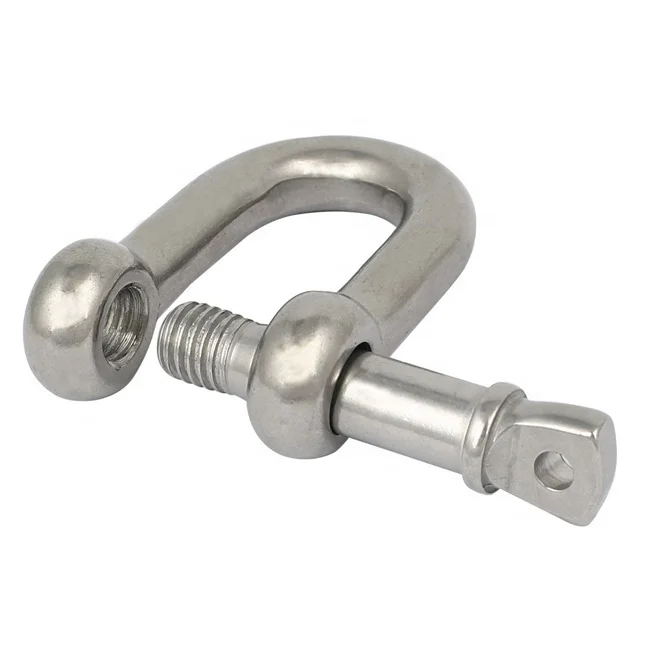 Stainless Steel Plate D Shackle With Cross Bar Ss304 And Ss 316 - Buy ...