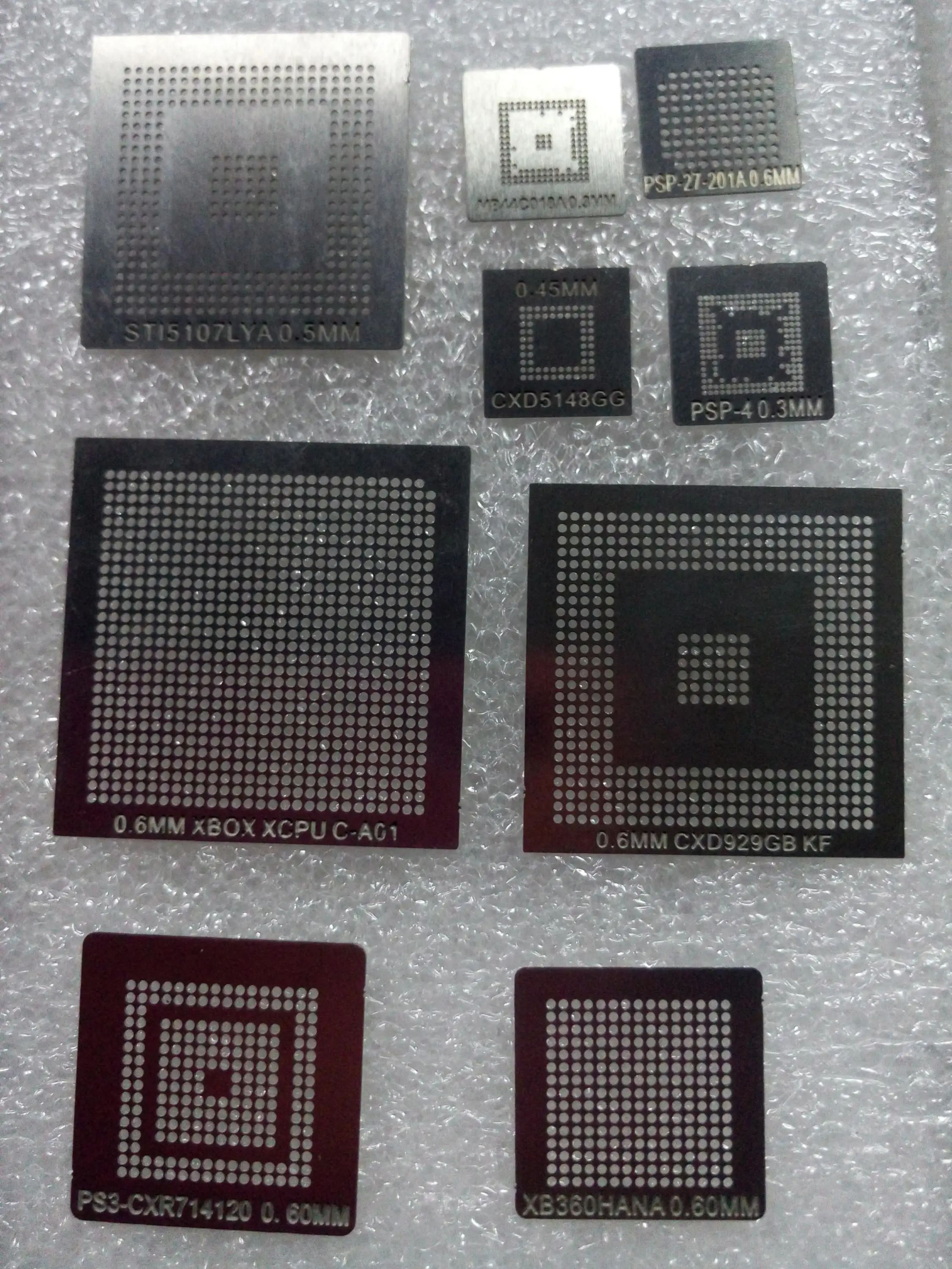 Complete List 503pcs/set Direct Heating Bga Chip Rework Stencil Kit For ...