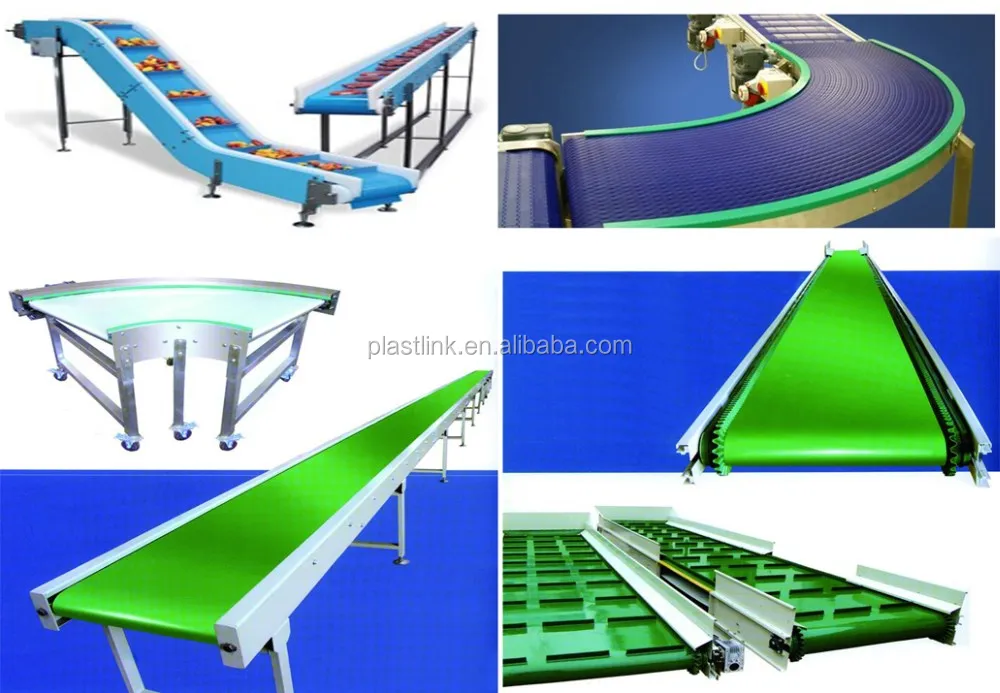 90 Degree Turning Radius Modular Belt Conveyor Manufacture China - Buy ...
