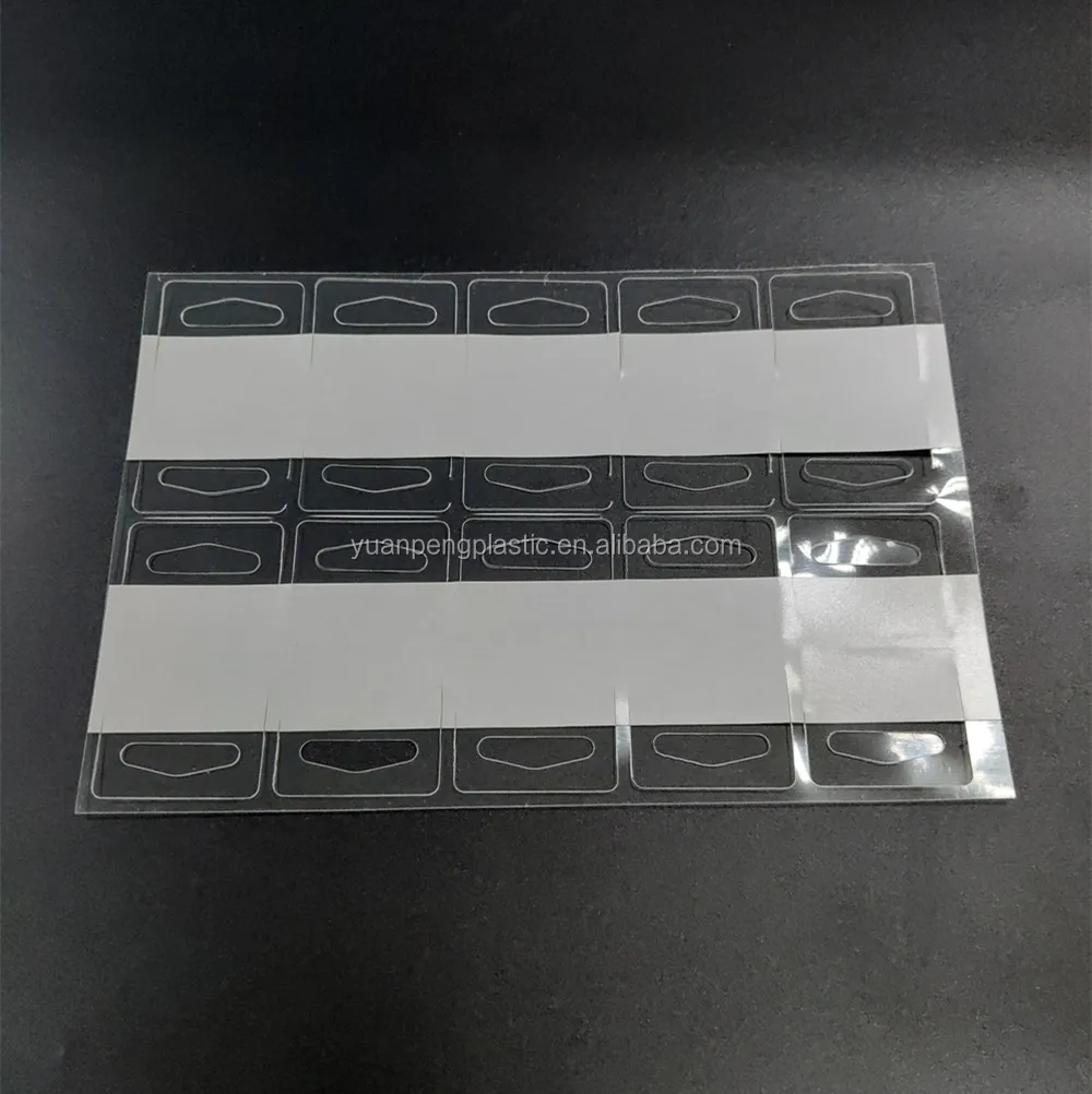 Wholesale Custom Clear PVC Plastic Hang Tabs - Anti-counterfeit