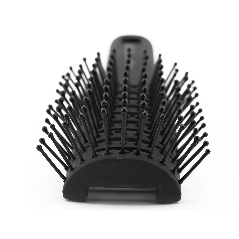 Fashion Black Rubber Color Vent Brush Plastic Hair Brush With Custom ...