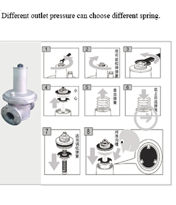 (relief Pressure Valve) Fuel Gas Pressure Reducing Valve(adjustable ...