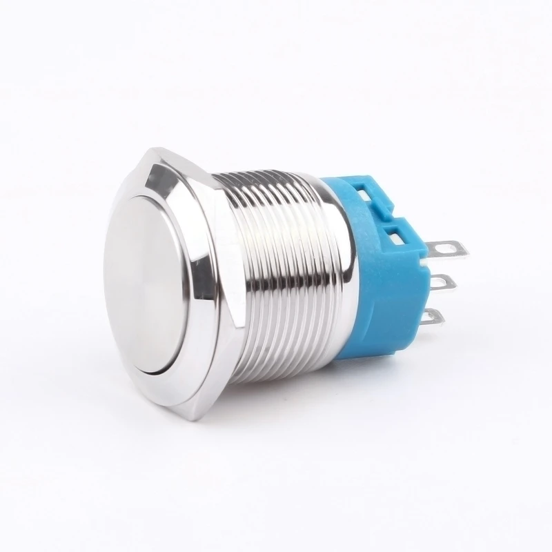 Self-Latching Stainless Steel Push Button Switch Waterproof IP66 IK09 ...