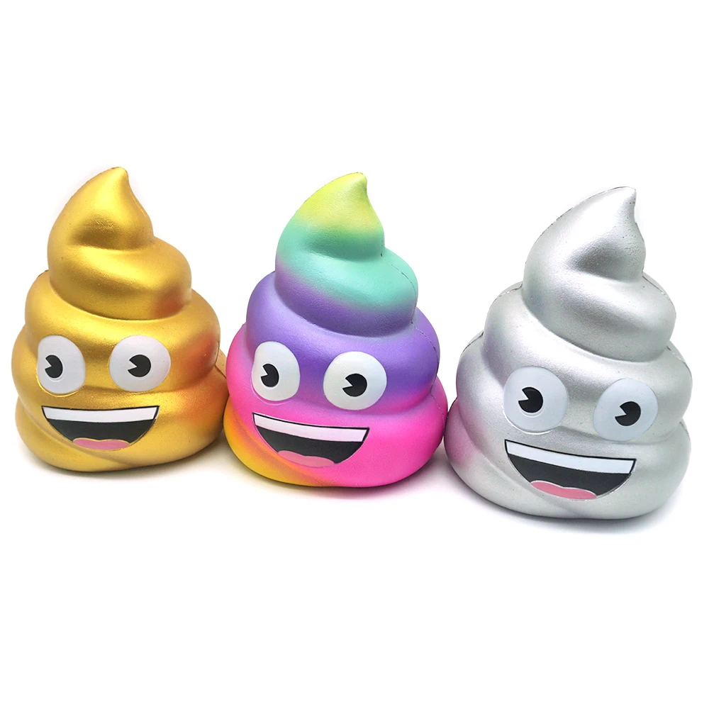 Squishy Kawaii Soft Jumbo Pu Poo Squishy Cream Scented Stress Release ...