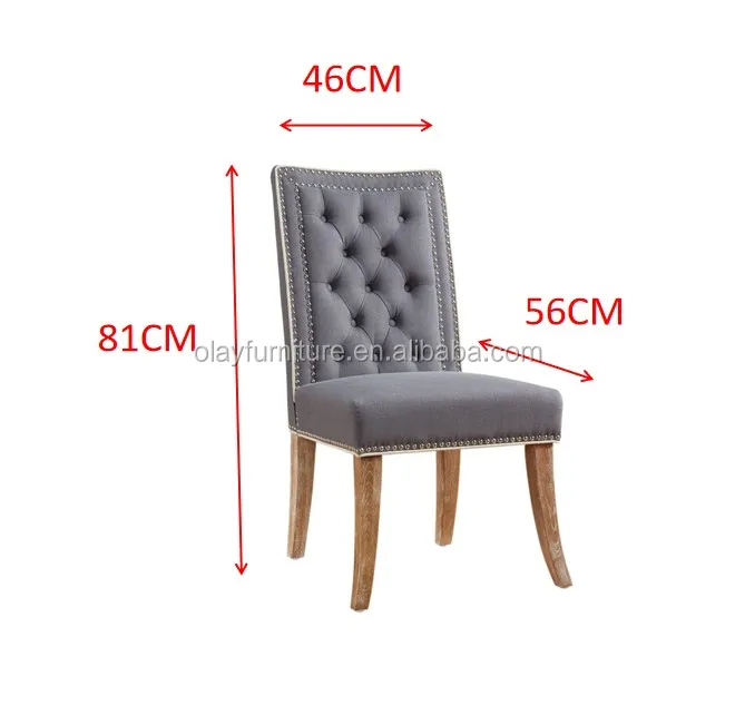 Popular Modern Solid Wood Living Room Furniture Tufted Fabric Leisure ...