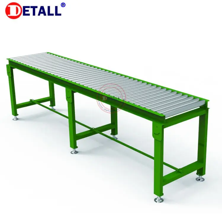 Detall Rolling Table Assembly Production Line with PVC Steel Roller for ...