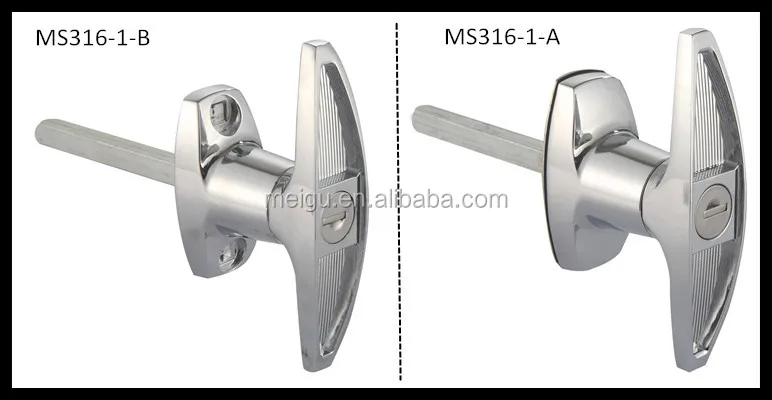 Zinc Alloy Canopy T Bar Handle Lock,Cabinet Door Key Lock - Buy Lock ...